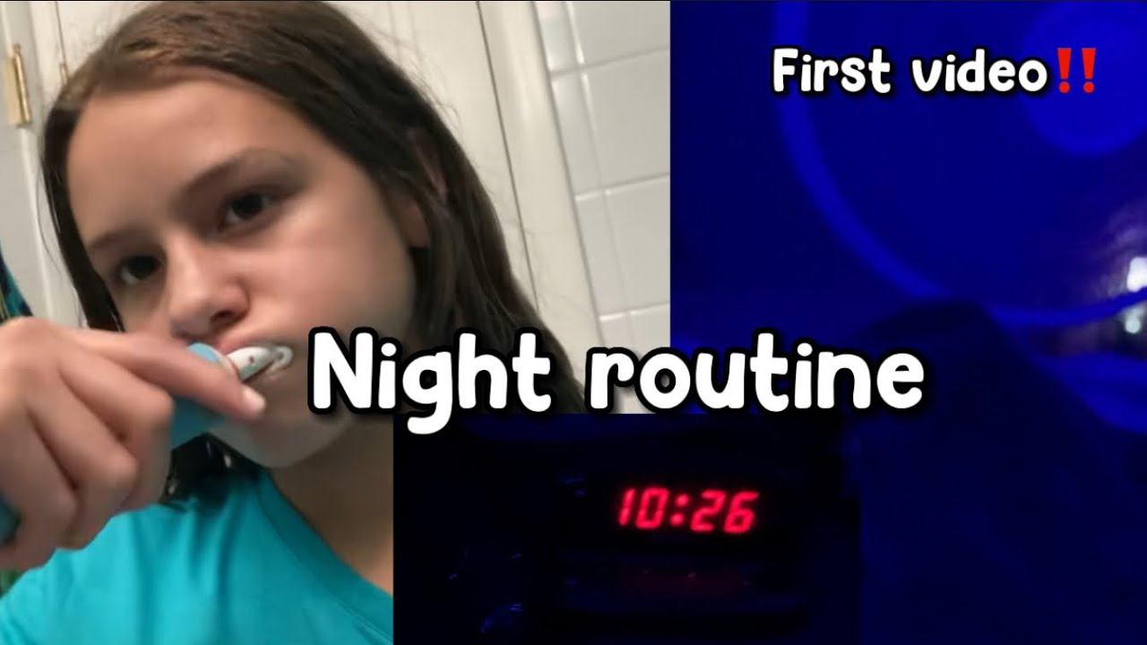 Night routine /first video - YouTube