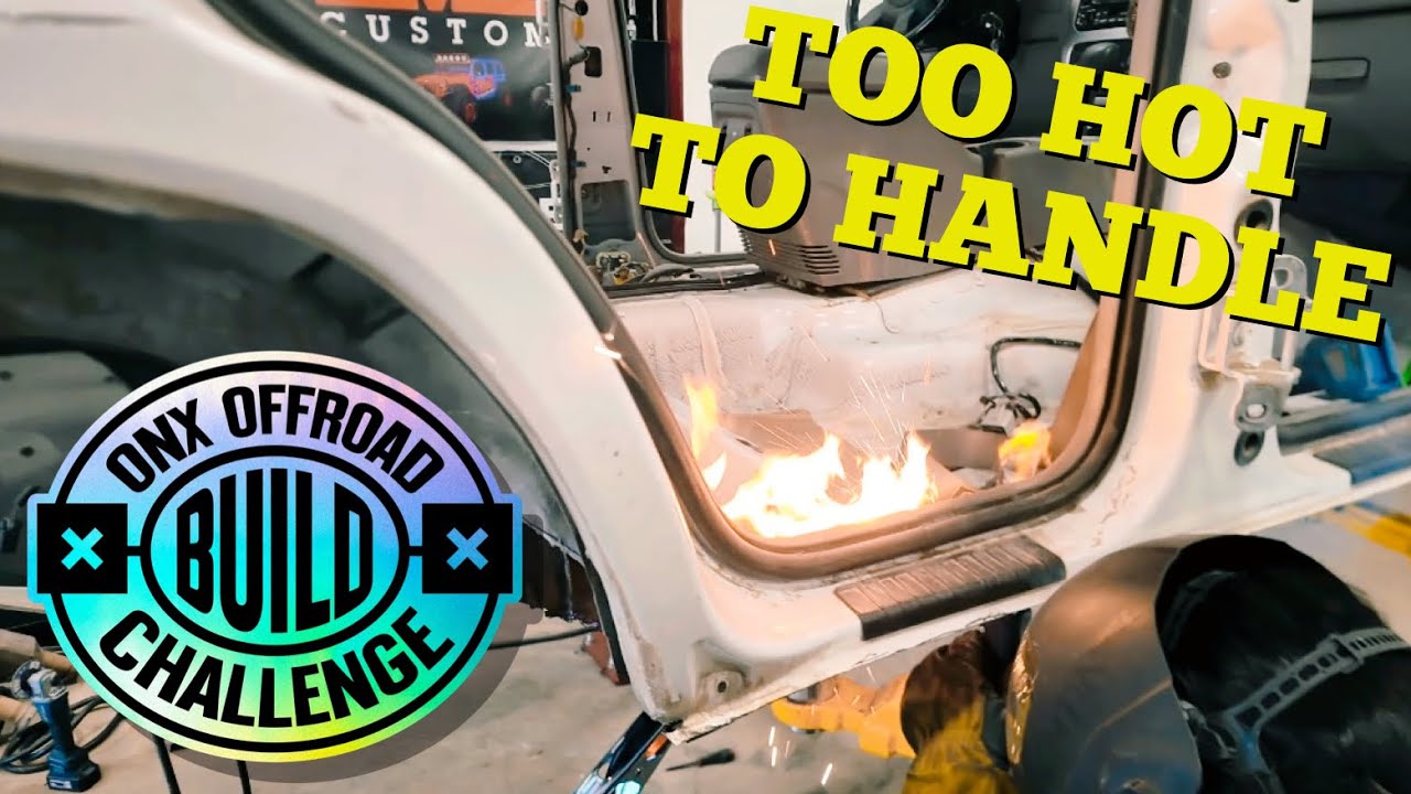 Jeep Liberty DIY Rocker Guards - YouTube