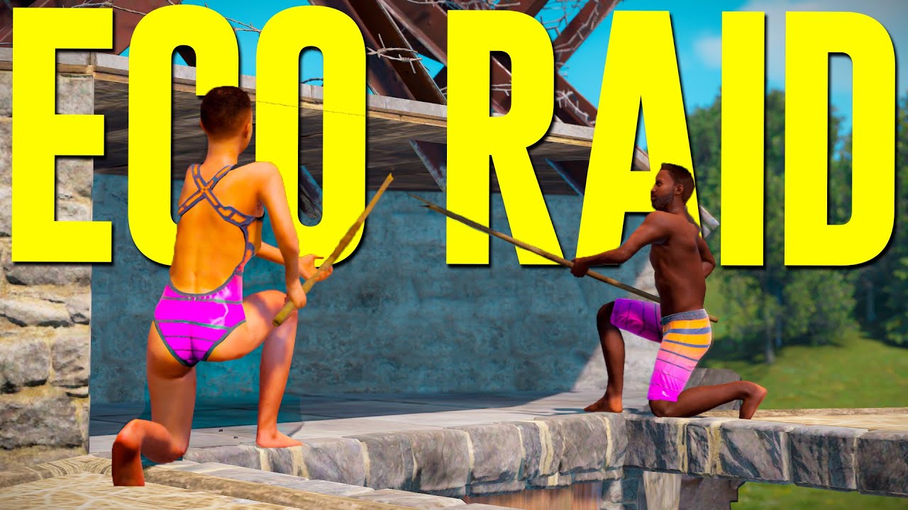 La MEJOR FORMA de LLENARSE de LOOT en RUST * eco raid * - YouTube