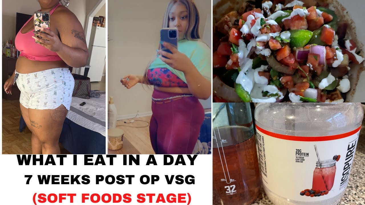 WHAT I EAT IN A DAY | POST OP VSG | SOFT FOODS STAGE | (47 POUNDS DOWN ...