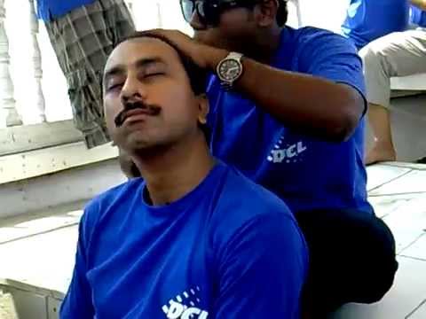 Beach massage! DCL Rajib @ Kuakata Sea Beach, Bangladesh