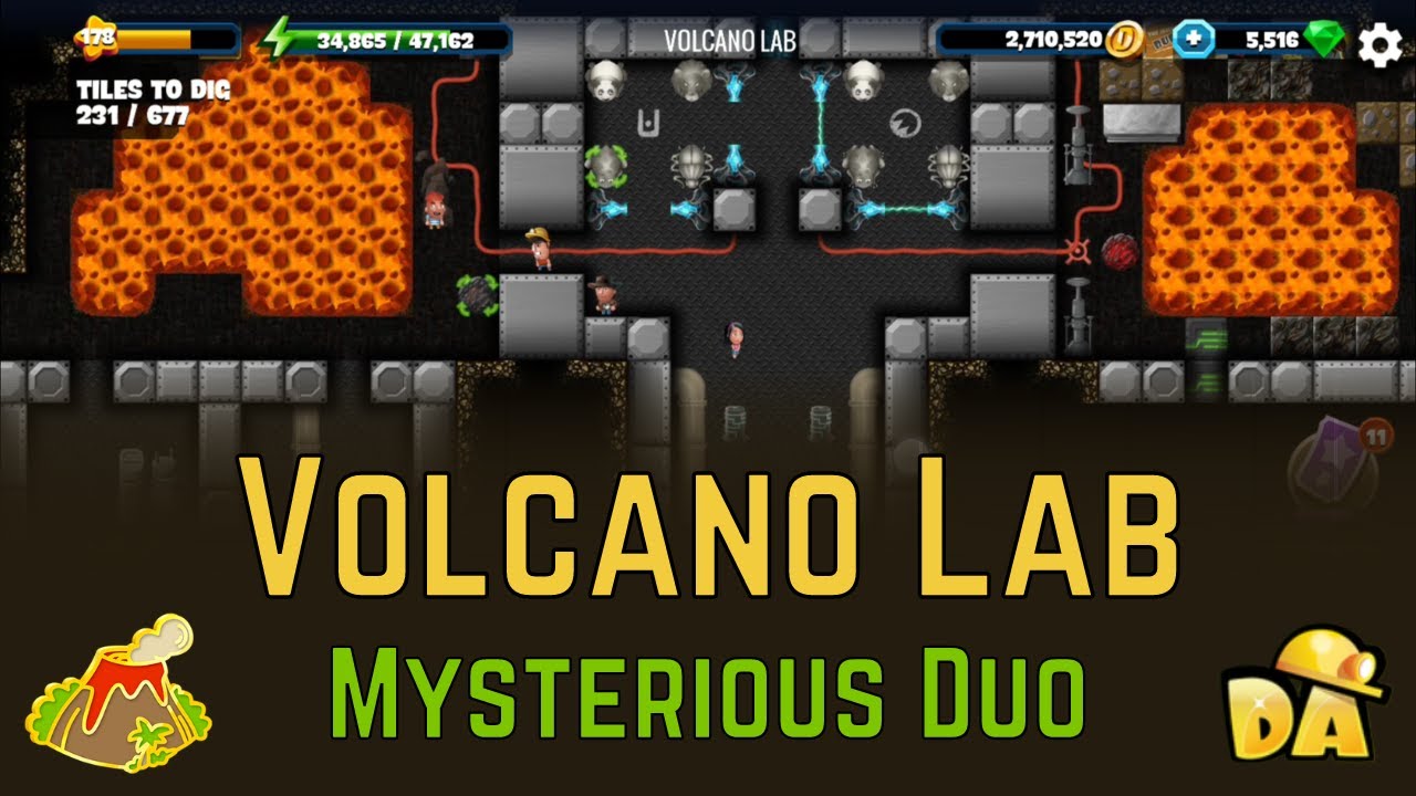Volcano Lab - #4 Mysterious Duo - Diggy's Adventure - YouTube
