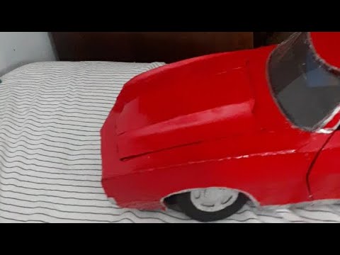 cardboard camaro - YouTube