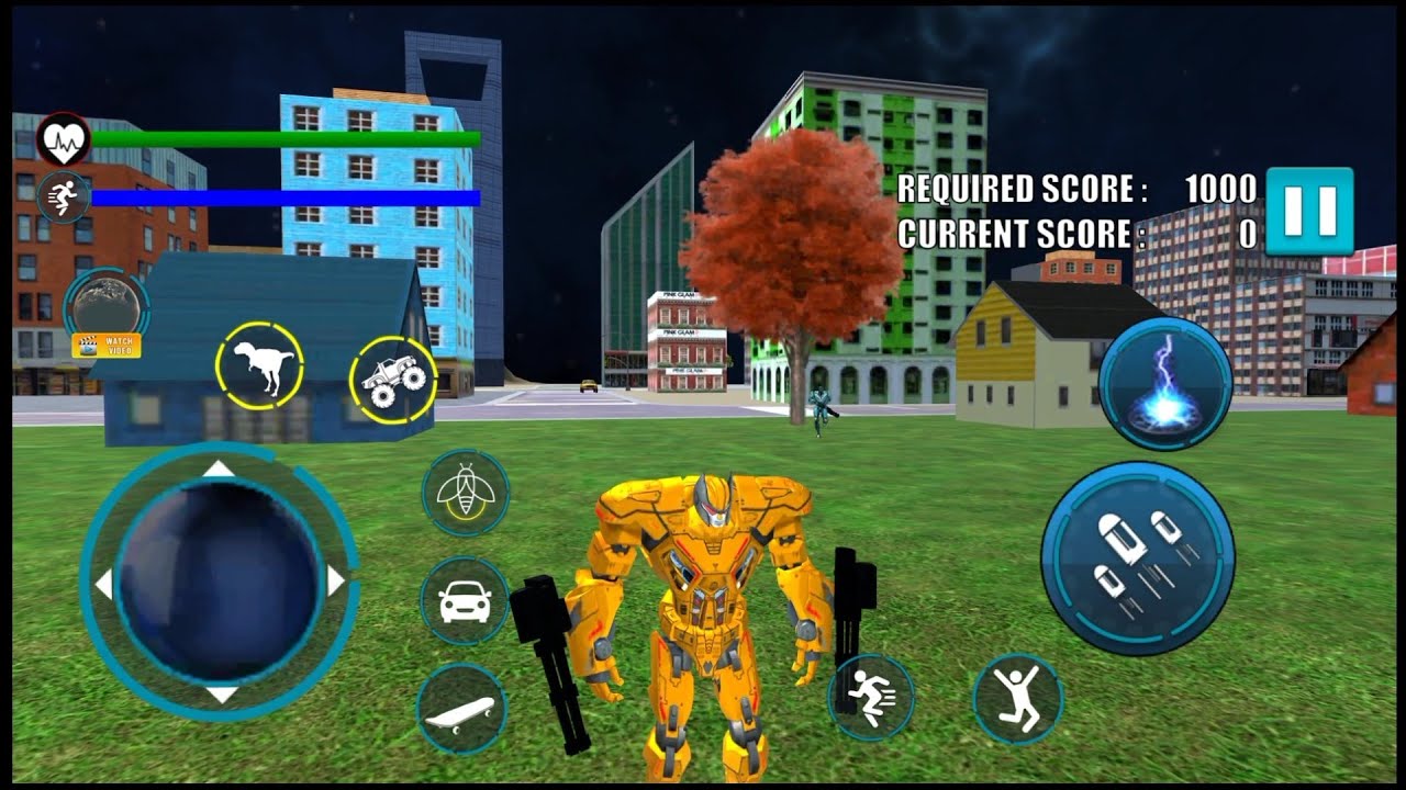 Firefly Robot Game Dino Robot - Android Gameplay #2 - YouTube