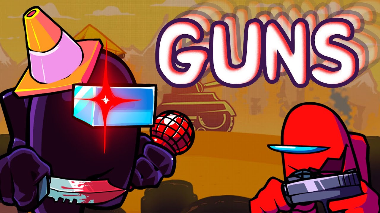 KNIFES | Guns but Black Impostor and Red Impostor Sing it | FNF Cover ...