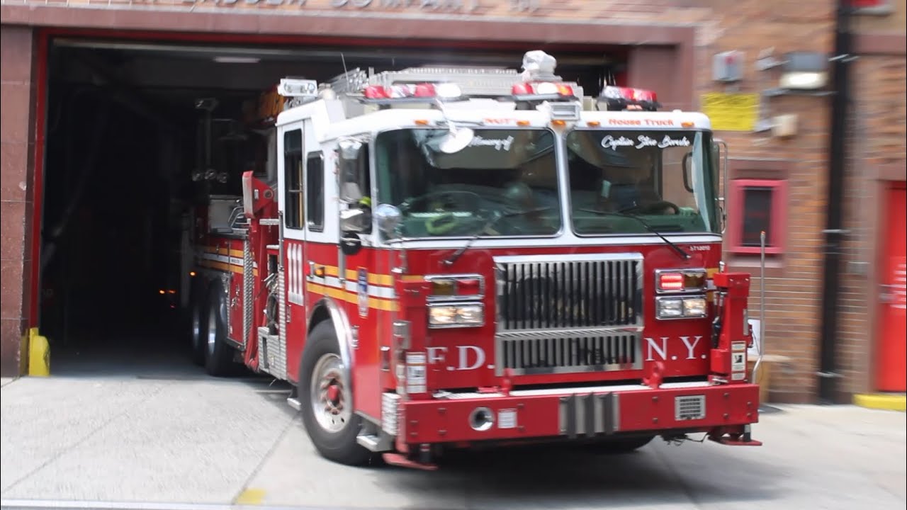 FDNY Tower Ladder 111 "Nut House!" Responds to a CO Alarm in Bed-Sty ...