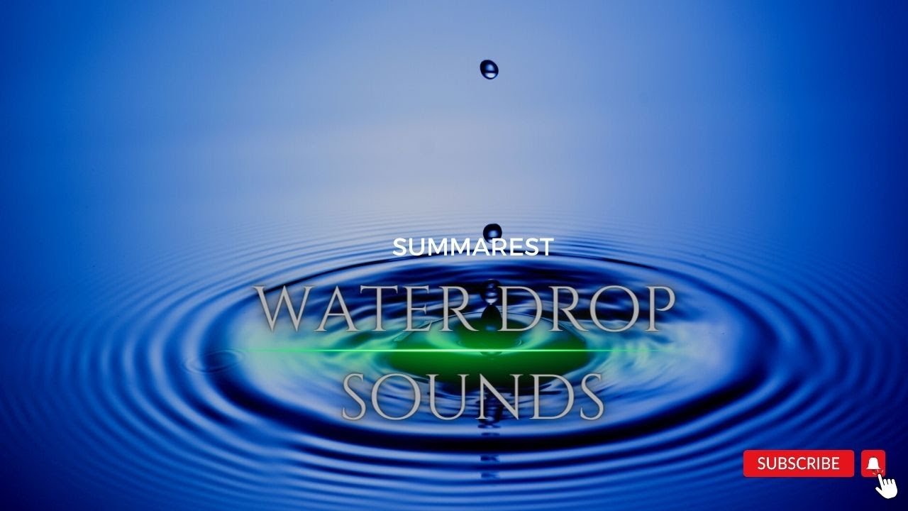 10 HOURS Best Water Drops Sounds | Effect | Background, Relax, Sleep ...