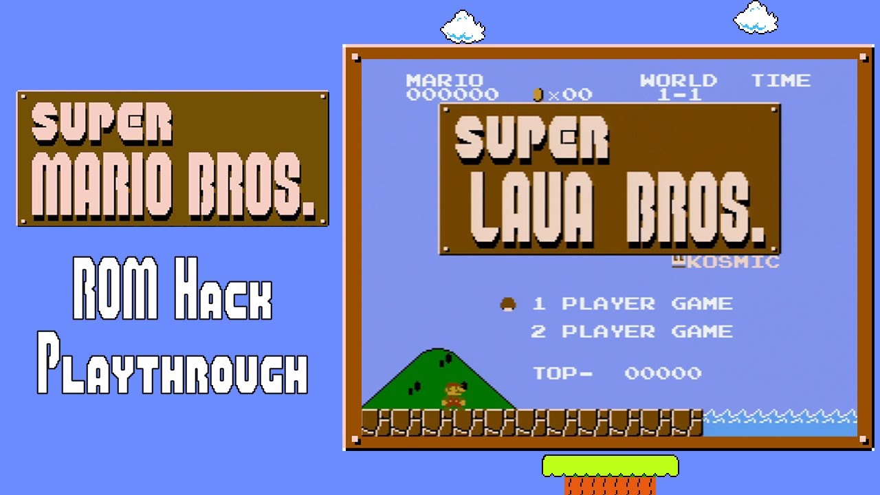 SMB1 Hack Playthrough - Super Lava Bros. - YouTube