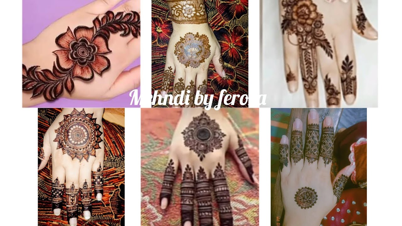 Different Mehndi Desigs 😍 simple Mehndi Designs - YouTube