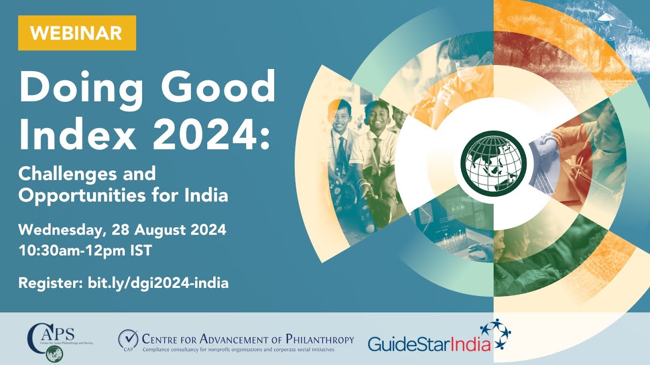 Webinar - Doing Good Index 2024: Challenges and Opportunities for India ...