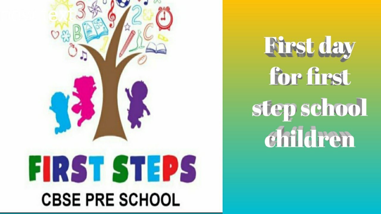 First day for first step school children - YouTube