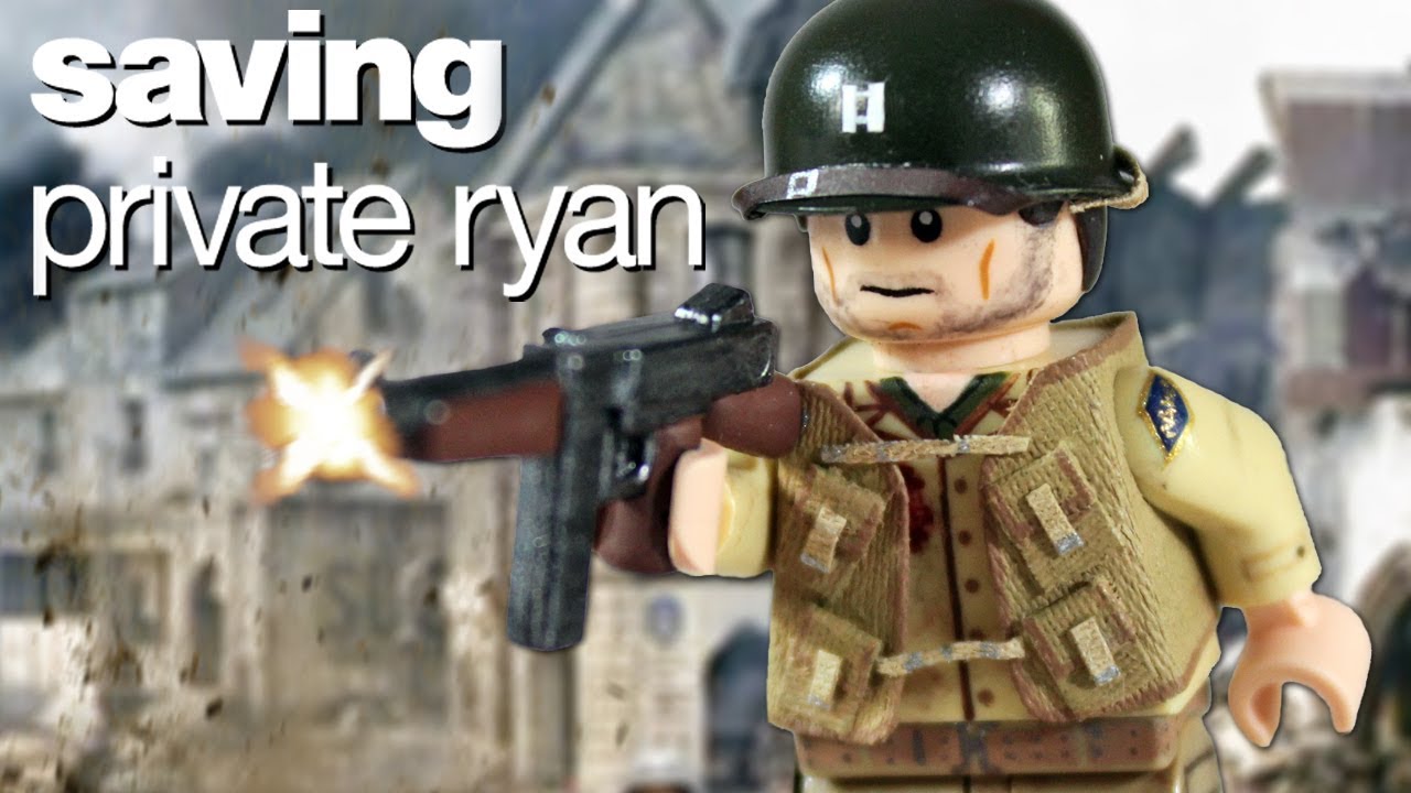 Custom LEGO Saving Private Ryan: Captain Miller - YouTube
