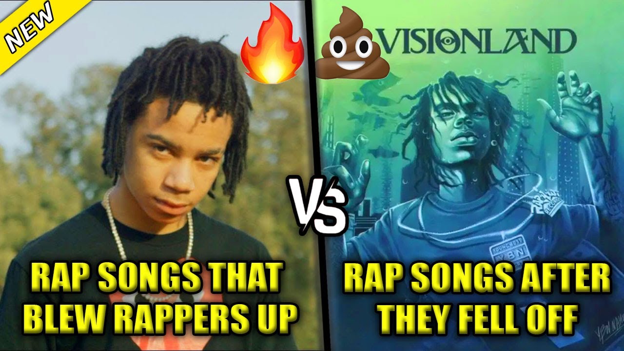 SONGS THAT BLEW RAPPERS UP VS SONGS AFTER THEY FELL OFF - YouTube