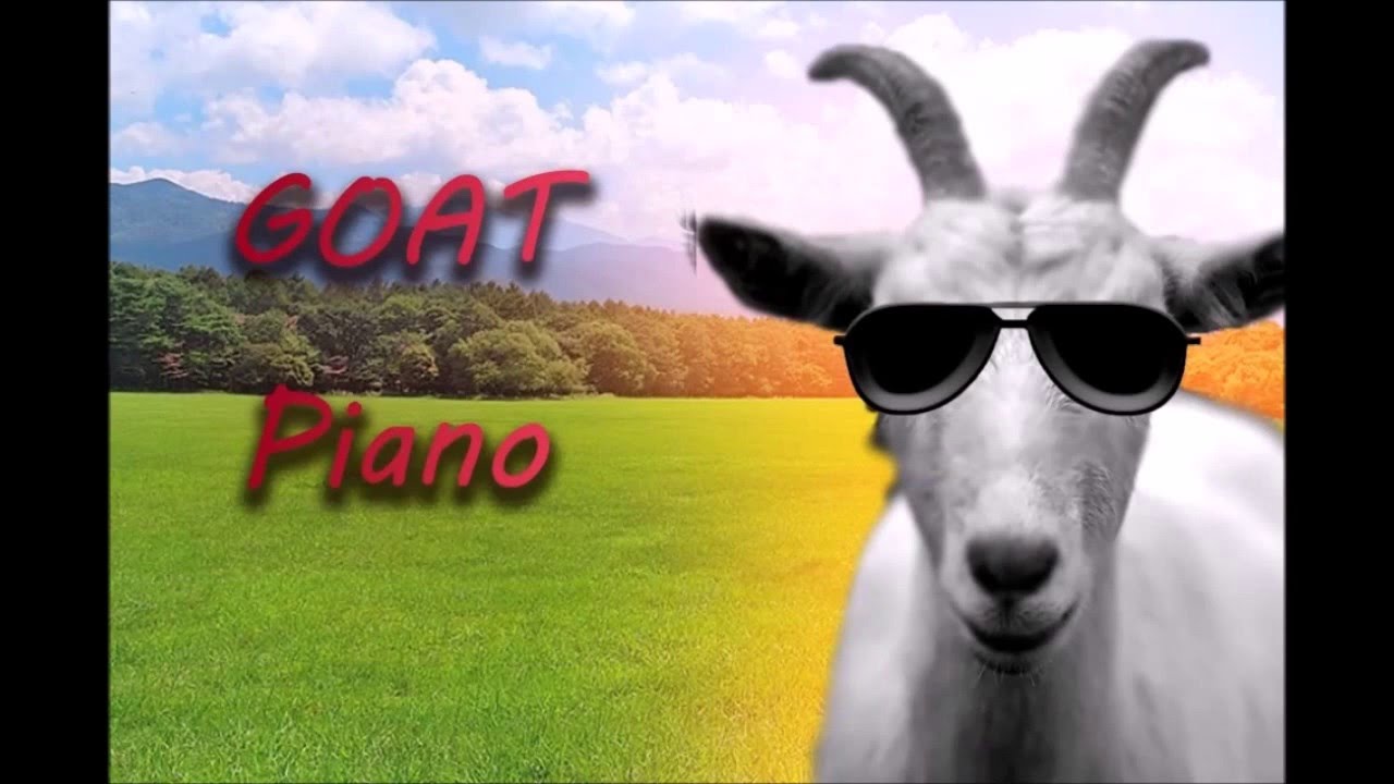 goat singing Do-Re-Mi(funny goat screaming piano app) - YouTube
