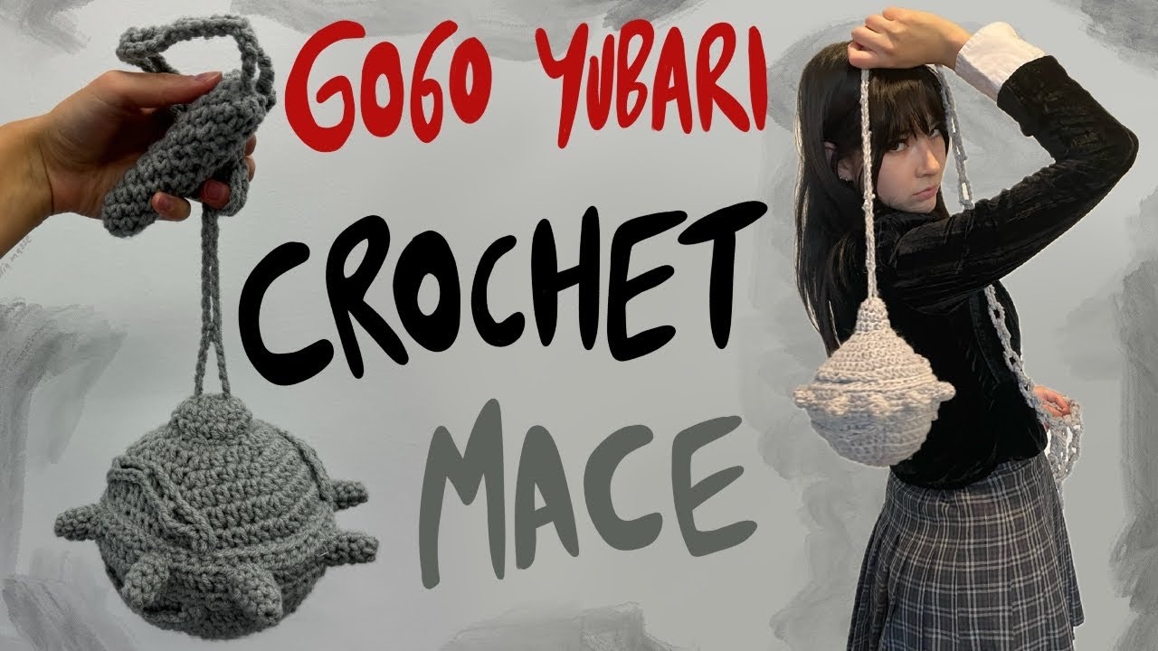 Gogo Yubari crochet mace / morningstar tutorial - YouTube