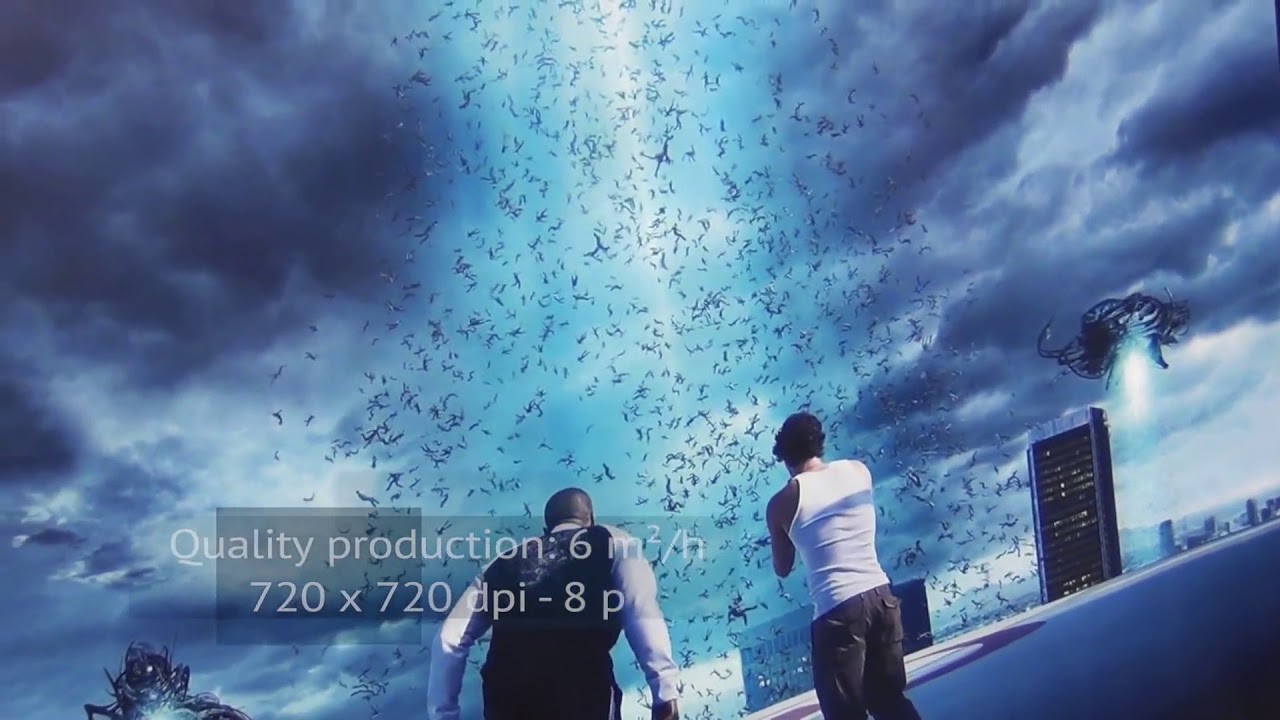 Mutoh ValueJet 1324X 54" Eco-Solvent Printer - YouTube