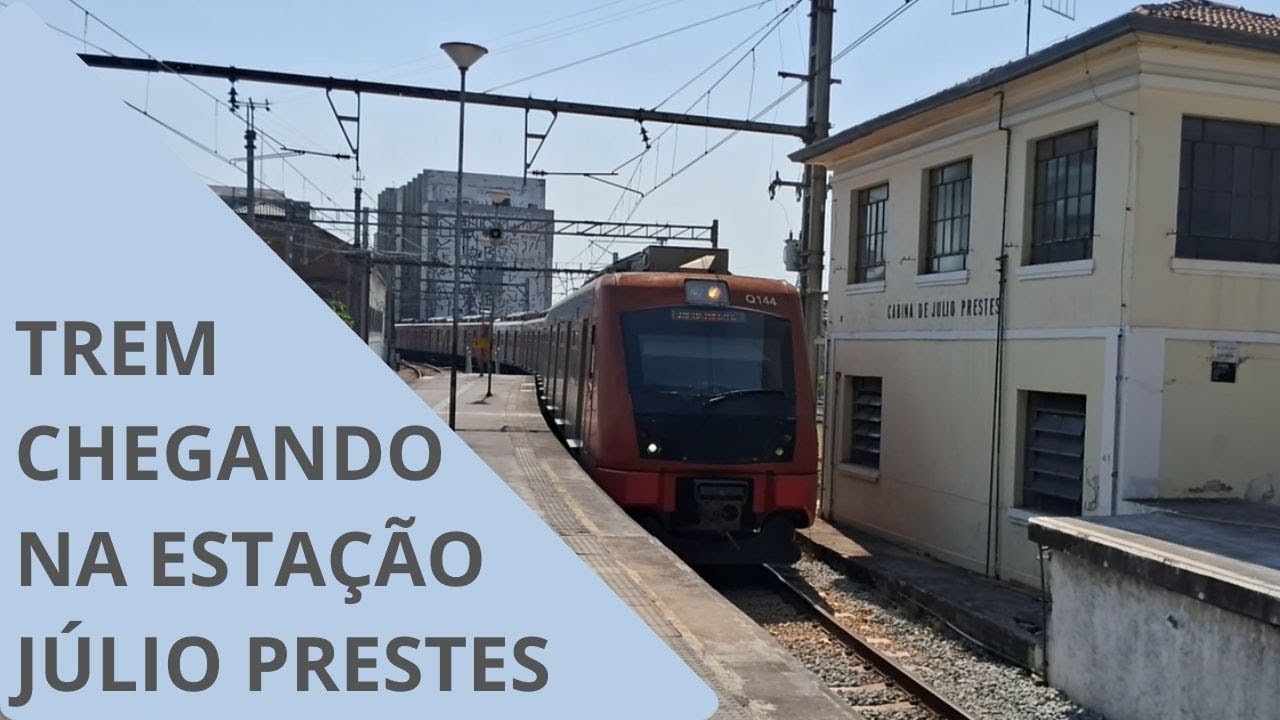 Trem Chegando na Estação Júlio Prestes - Linha 8-Diamante Via ...