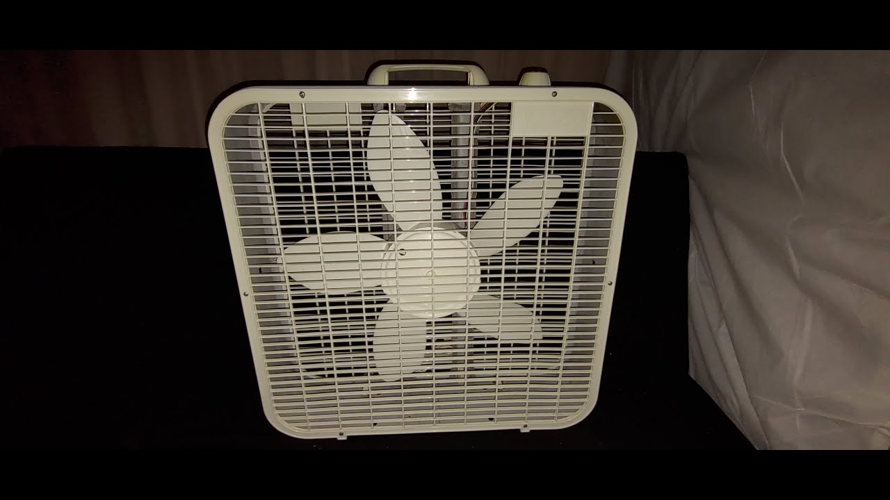 First fan video 90s Lasko 20" box fan - YouTube
