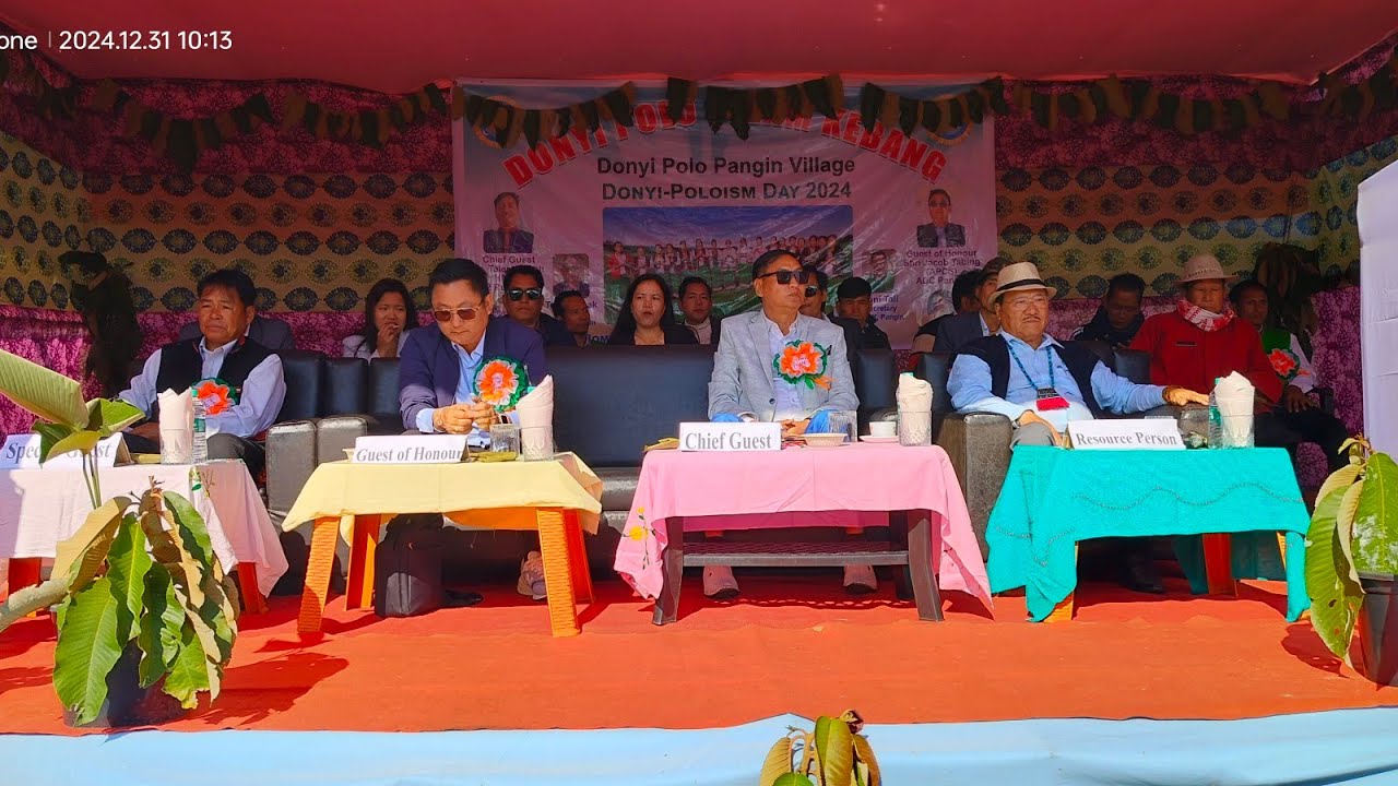Er.Talem Taboh mla 32 Rumgong as chiefGuest on31st Dec 24 at pangin ...