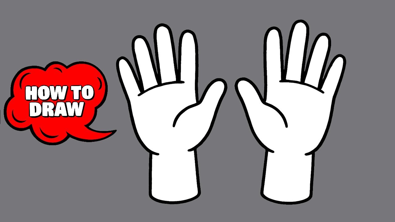 How To Draw Hands | Drawing Hands Tutorial For Beginners - YouTube