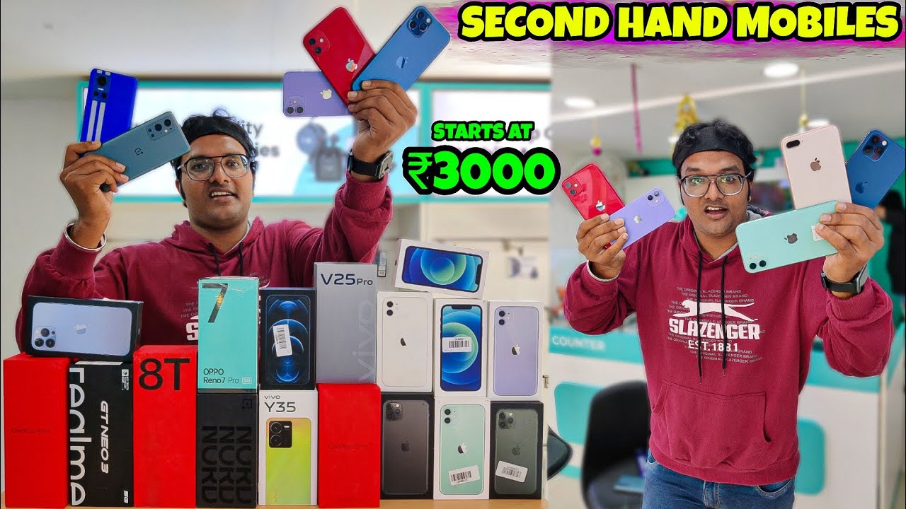 🔥🤩SECOND HAND MOBILES AT CHEAPEST PRICE | Starts at ₹3000 | its me ...