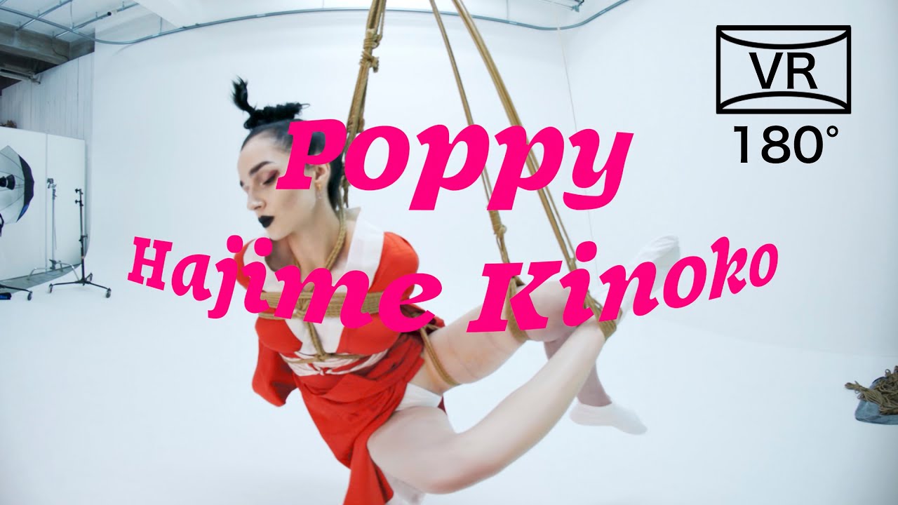 [VR180] POPPY × Hajime Kinoko Photo shoot-Wa Shibari- - YouTube