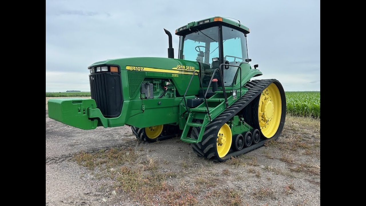 2000 John Deere 8410T Track Tractor, 16/4 PS Trans, 24” Tracks, set at ...