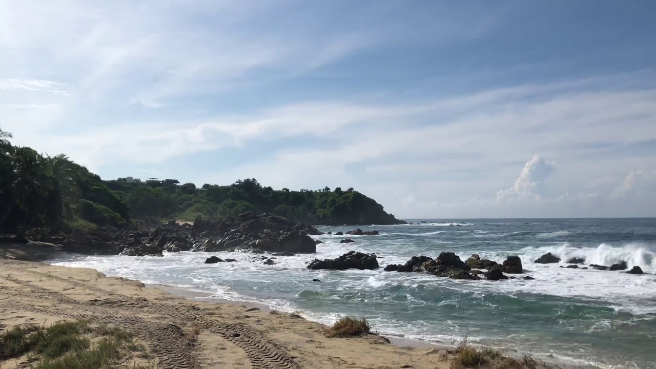 Playa Bacocho Puerto Escondido Oaxaca Mexico - YouTube