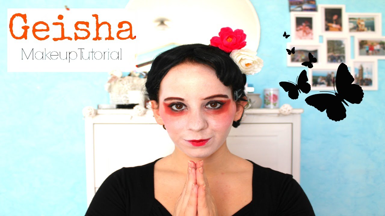 GEISHA Makeup Tutorial-Carnevale'16 w./Giorgia Makeup - YouTube