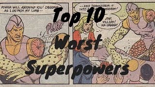 Top 10 Worst Superpowers - YouTube
