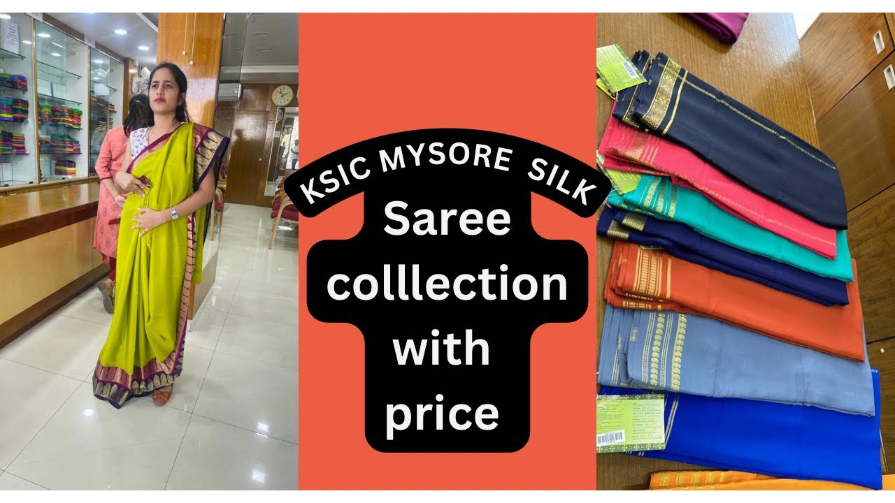 KSIC Mysore Silk Saree Collection Part -5 With Price || ಮೈಸೂರು ರೇಷ್ಮೆ ...
