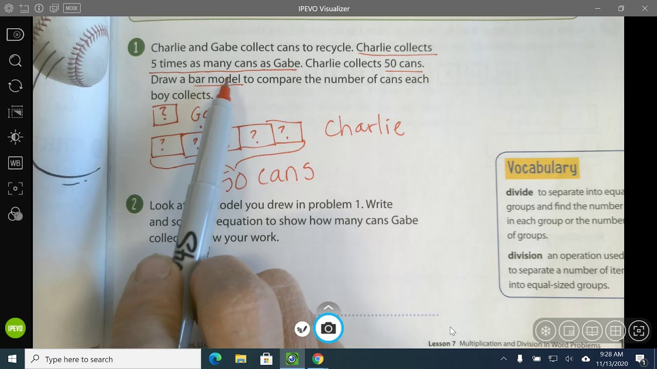 Iready book pg 135, 1-2 division - YouTube