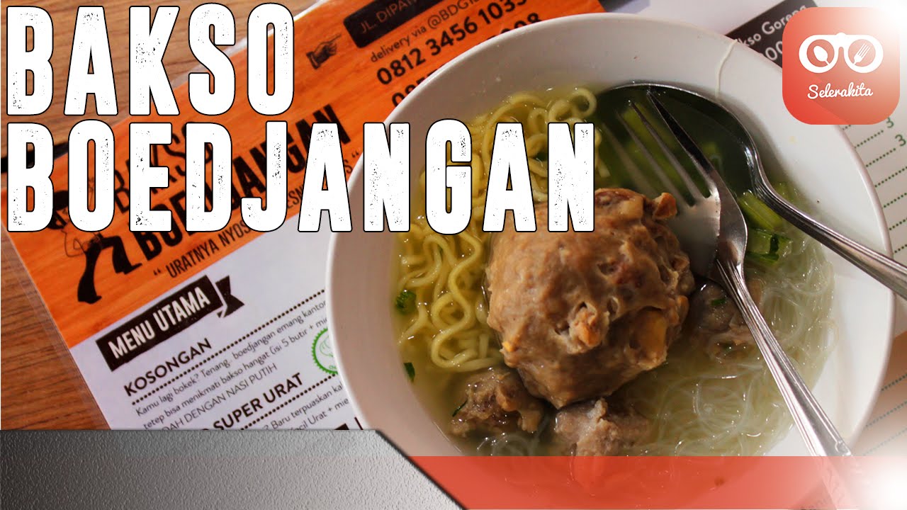 Kuliner Bandung: Bakso Boedjangan | SeleraKita.id - YouTube