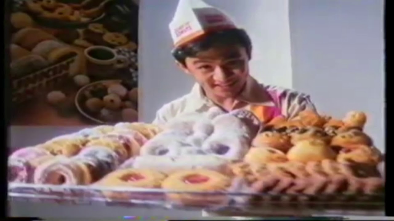 Dunkin' Donuts 1986 TV Commercial Ads - YouTube