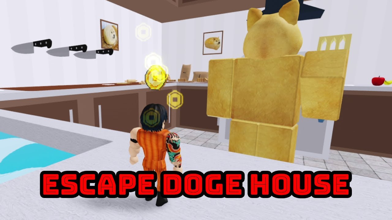 หนีบ้านหมาโดช Roblox แมพ Escape Doge House OBBY - YouTube