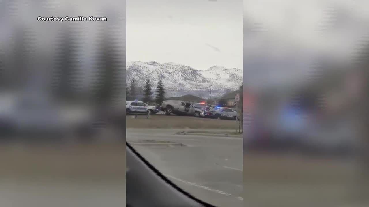 Wasilla police chase ending captured on video - YouTube