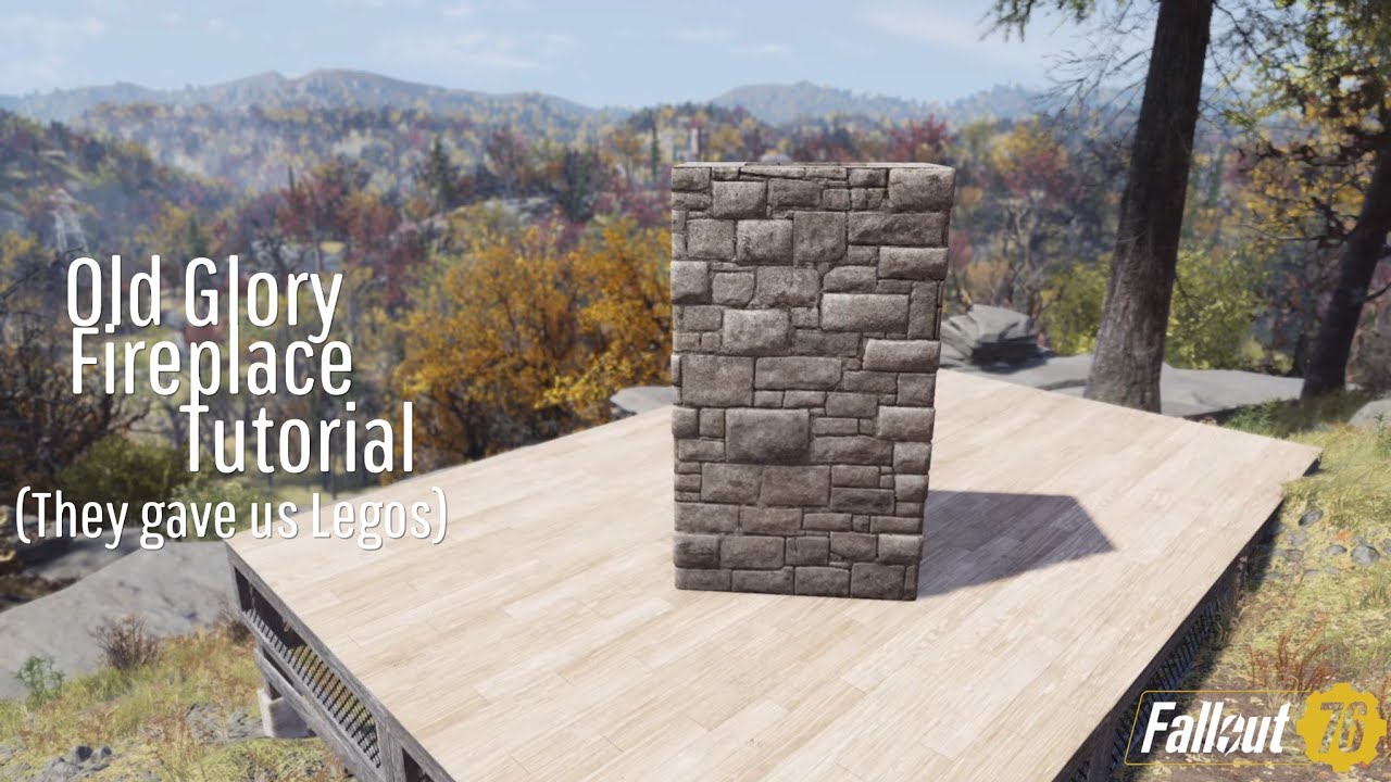Fallout 76 Camp Tutorial | Old Glory Fireplace Tutorial | Guide ...