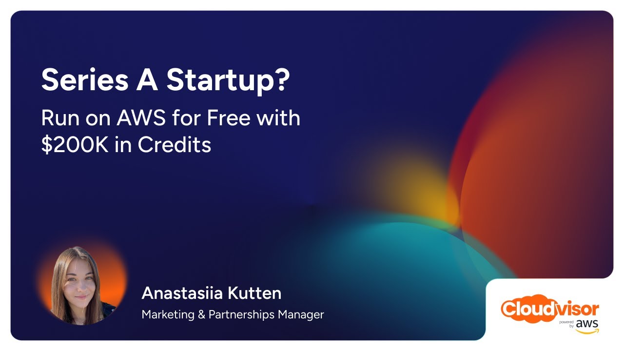 Series A Startup? Run on AWS for Free with $200K in Credits - YouTube