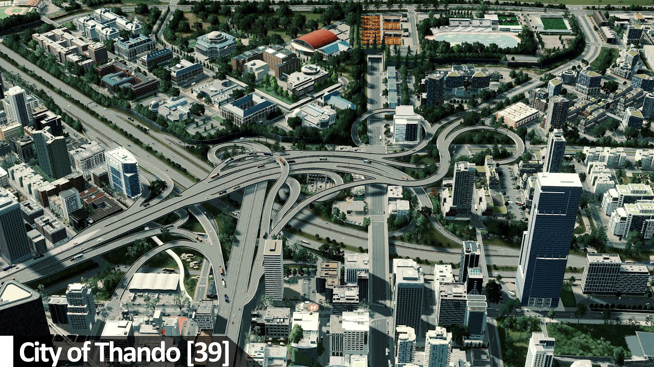 Integrating the university campus - Cities Skylines: Thando [39] - YouTube