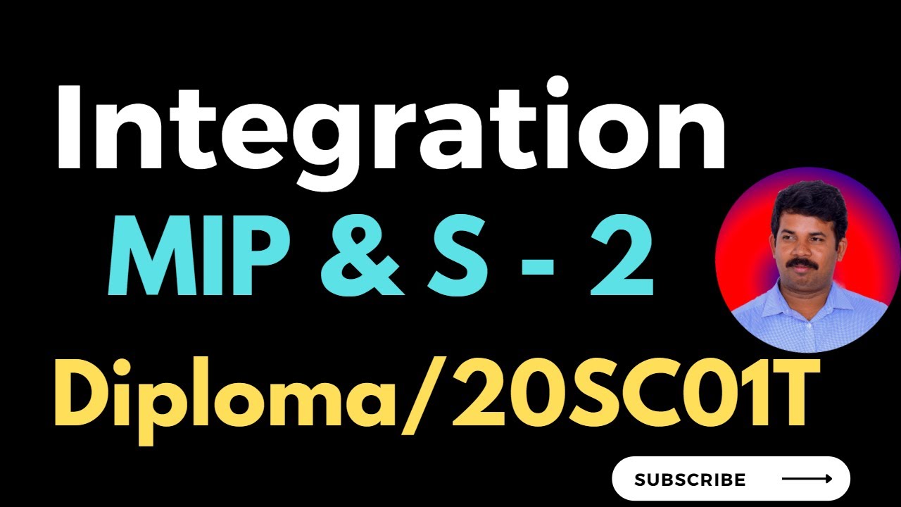 Integration Trigonometric Problems | Part -2| Diploma | 20SC01T | - YouTube