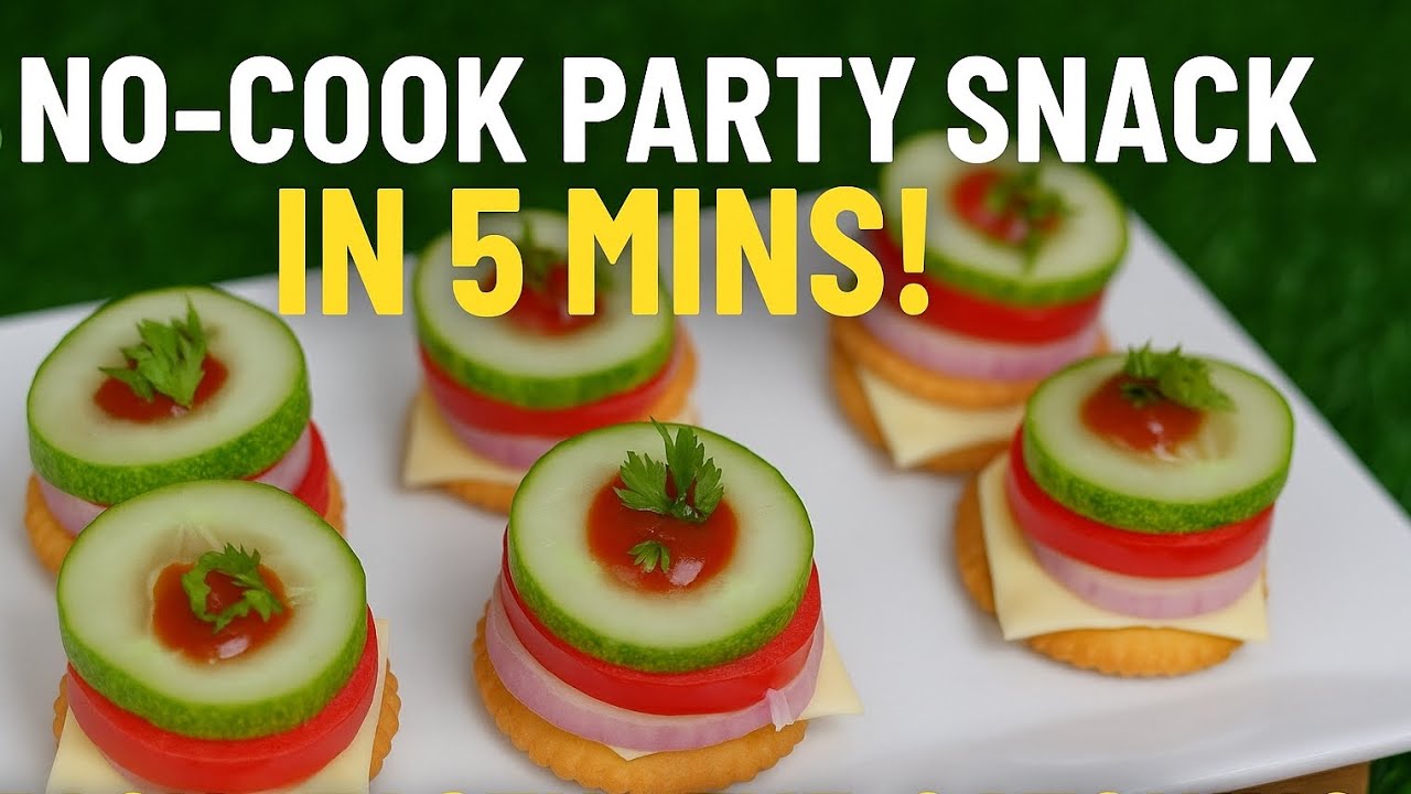 Quick and Easy Cheesy Monaco Bites |Monaco Biscuit Party Topping I ...