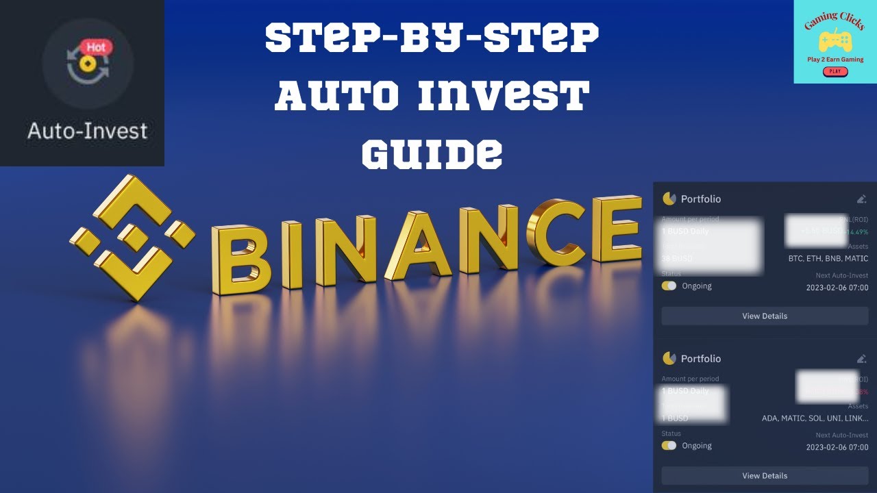 Step by Step Guide on Binance Auto-Invest Plan ( Cryptocurrency ...