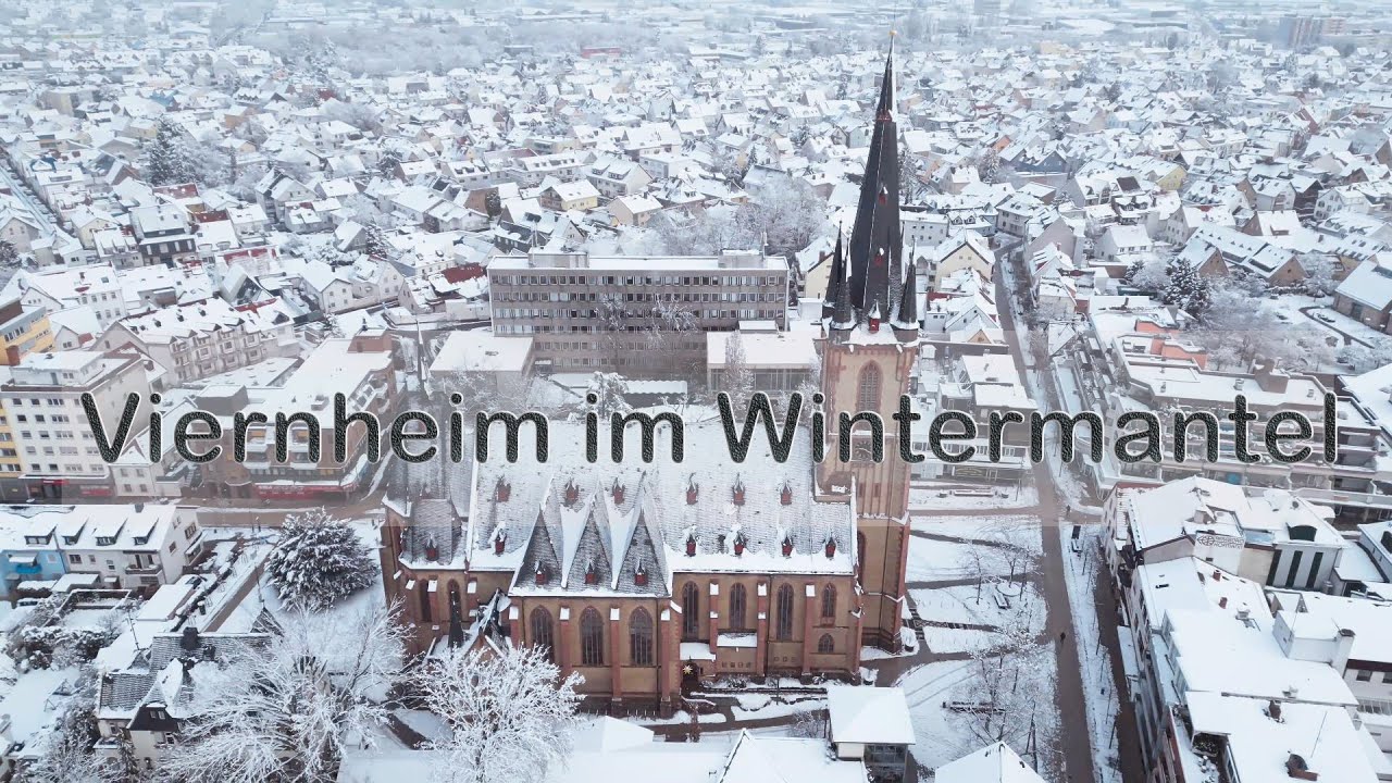 Viernheim im Wintermantel 4K Winter-l'inverno- Vivaldi-allegro non ...
