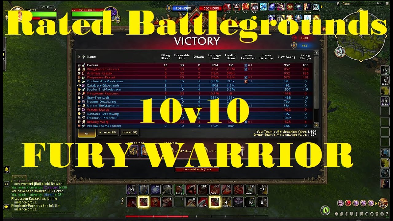 Non-Stop Pumping War Machina is back! Fury Warrior Rated Battleground 10v10 PvP Dragonflight 10. ...