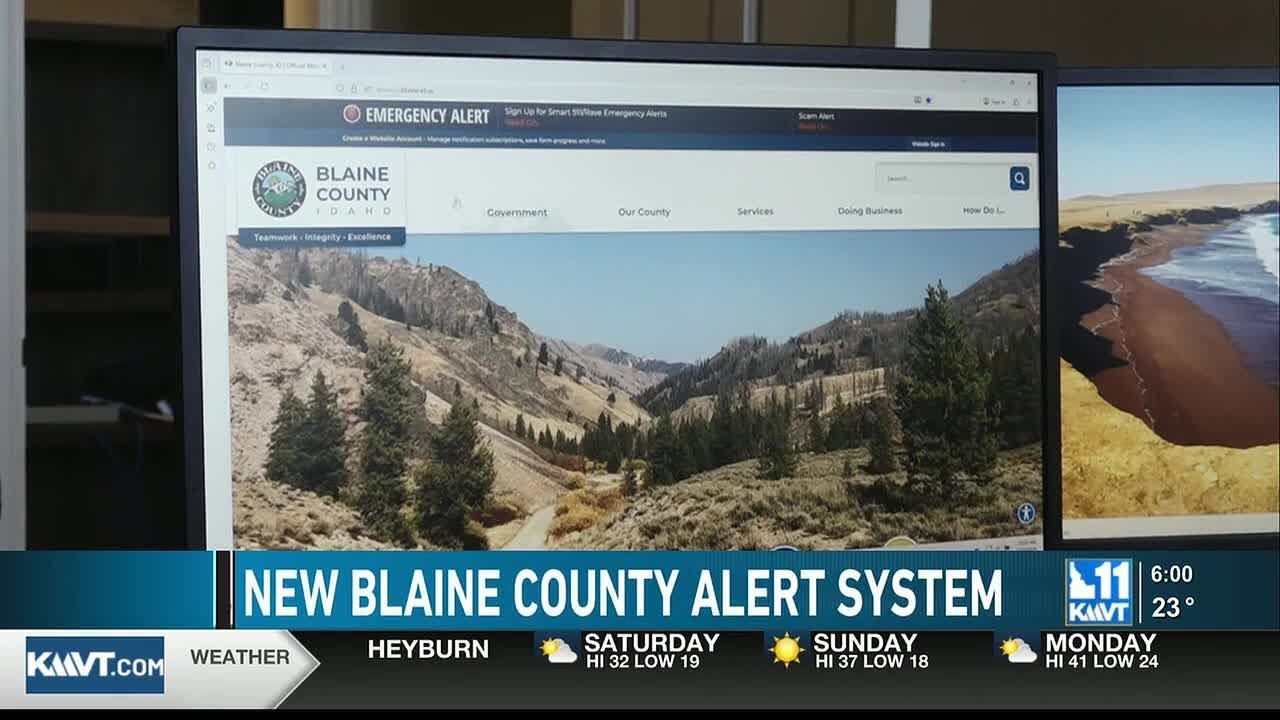 Blaine County launches new Smart911 Rave emergency alert system - YouTube