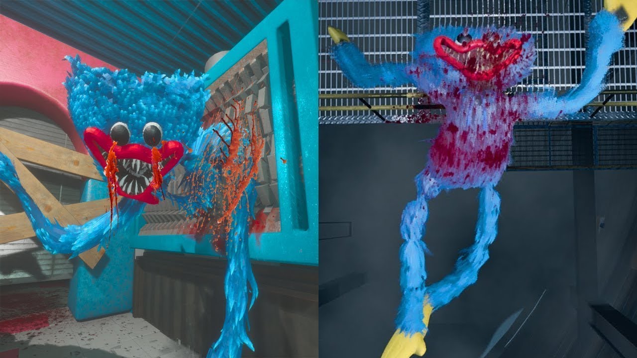 Comparison Death Huggy Wuggy Chapter 1 VS Huggy Wuggy Chapter 2 Poppy ...