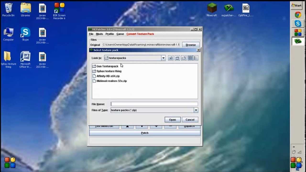 How to Download and Use MCPatcher to Fix Your Mods and Hd Texturepacks ...
