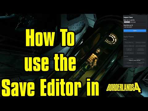How to Use Borderlands 4 Save Editor On PC only