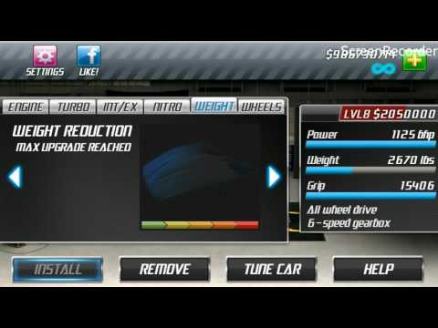 Drag Racing(v.1.5) Career level 8 RS Biturbo - YouTube