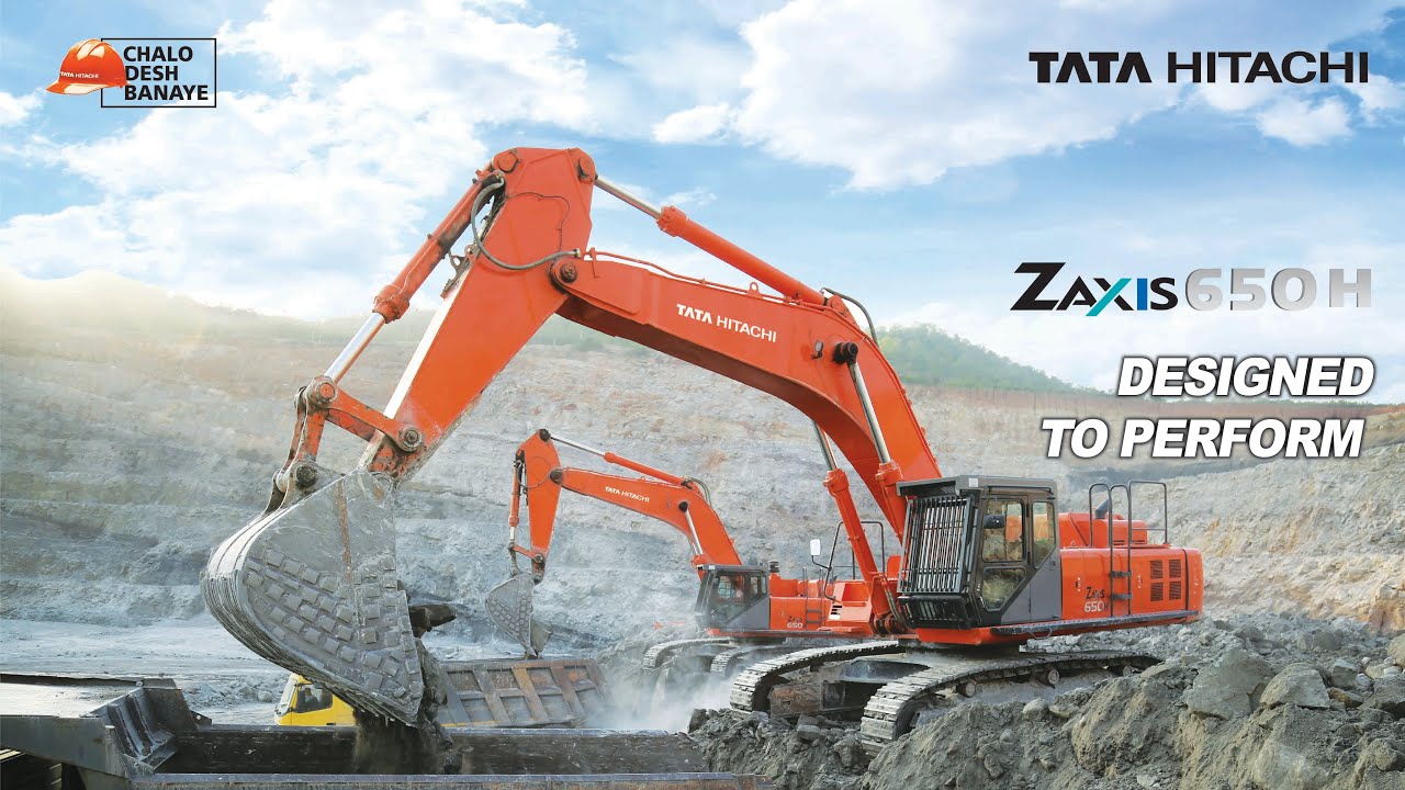 Tata Hitachi ZAXIS650H - YouTube